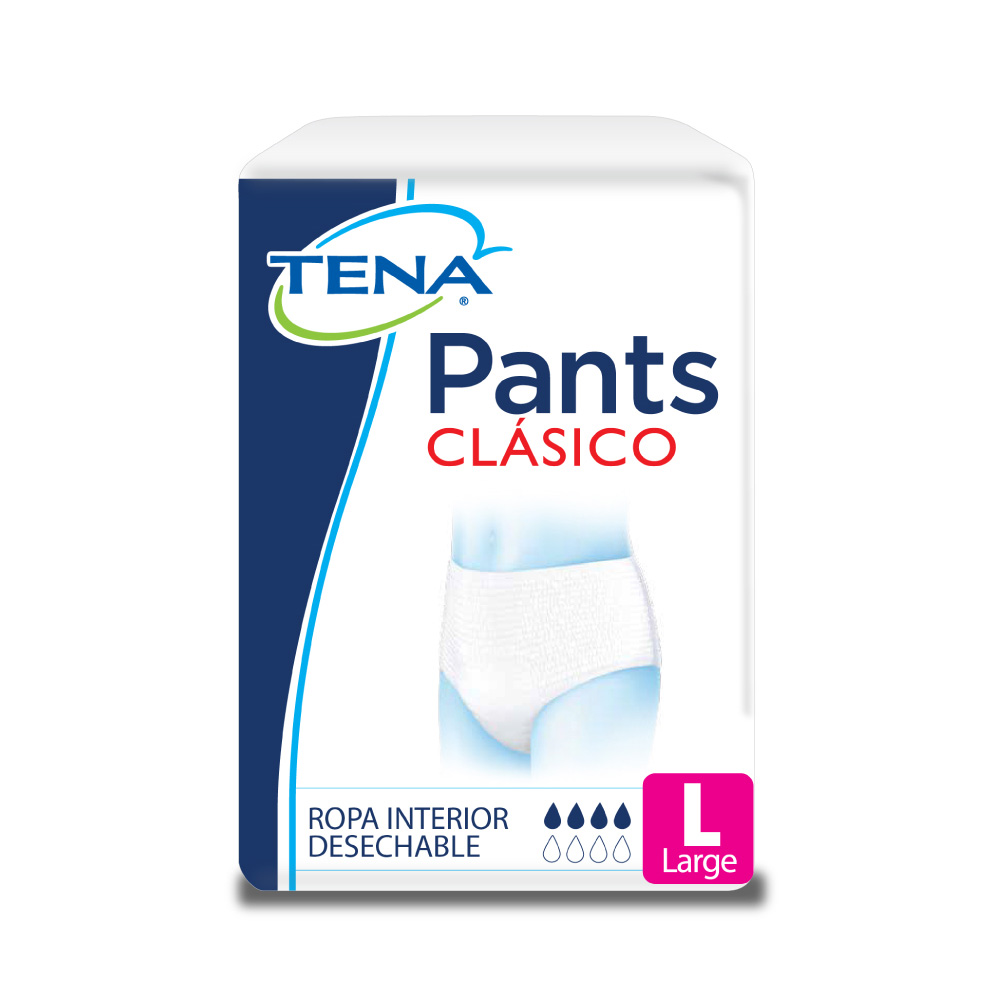 Ropa Interior Incontinencia Tena Paquete X 8 Pants Clasico L | Los ...