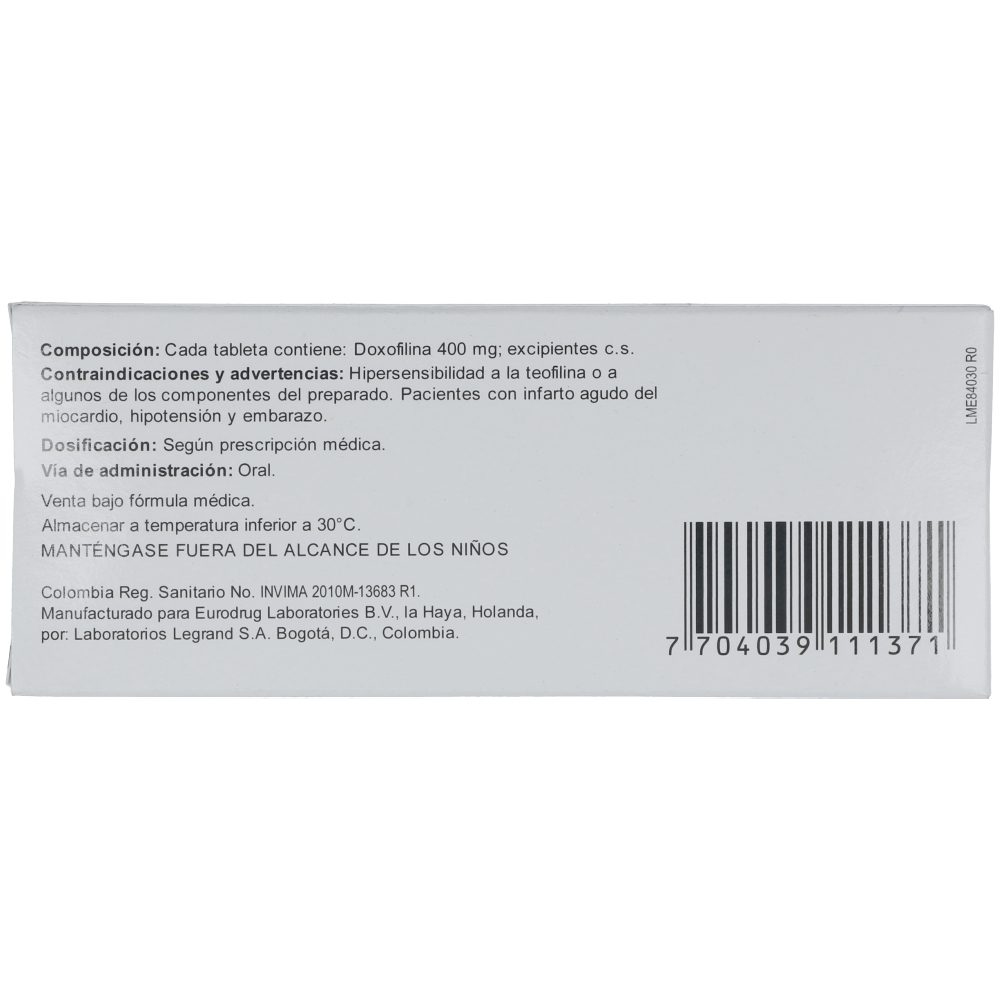 Puroxan 400Mg Caja X 20 Tabletas | Los expertos en ahorro Cruz Verde ...