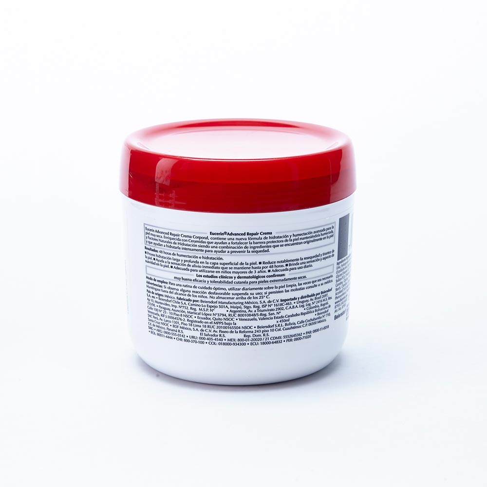 Eucerin Advanced Repair Piel Muy Seca Ph5 Frasco X 450mL | Los expertos ...