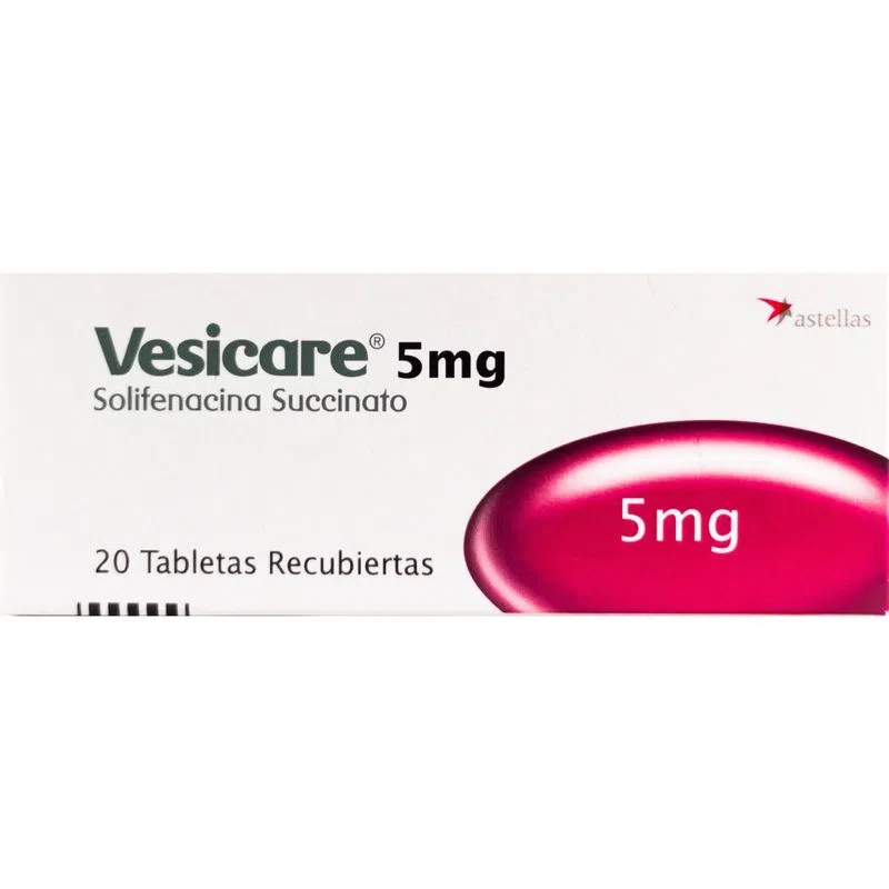 Vesicare 5Mg Tableta Recubietra Caja X 20 | Cruz Verde