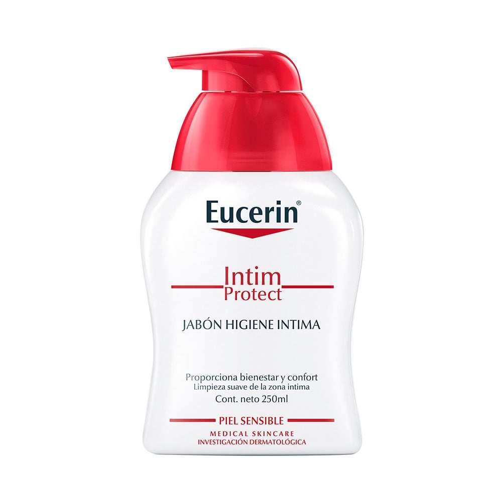 Jabon Íntimo Eucerin · Piel Sensible - 250 ml | Cruz Verde