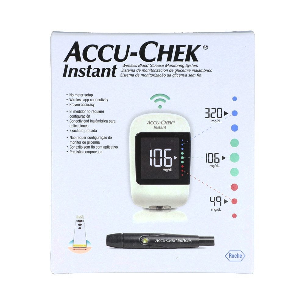 Kit Glucometro Accu Chek Instant Caja X 1 | Los expertos en ahorro Cruz ...
