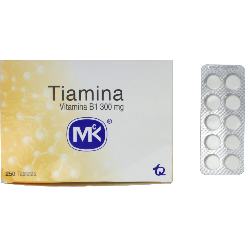 Tiamina 300Mg Tableta Mk Blíster X 10 Tabletas
