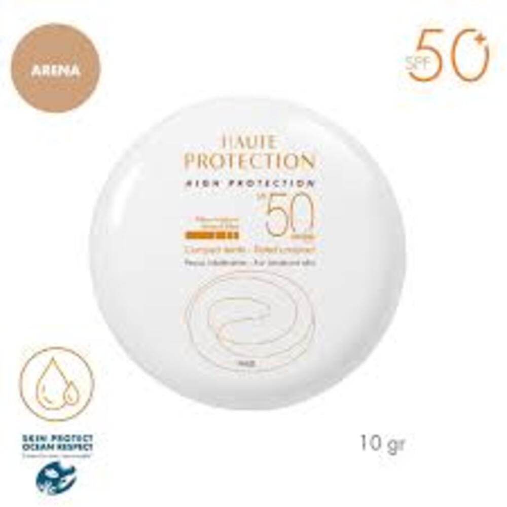 Compacto Haute Protection Avene Spf50+ Color Arena Caja X 10Gr | Cruz Verde