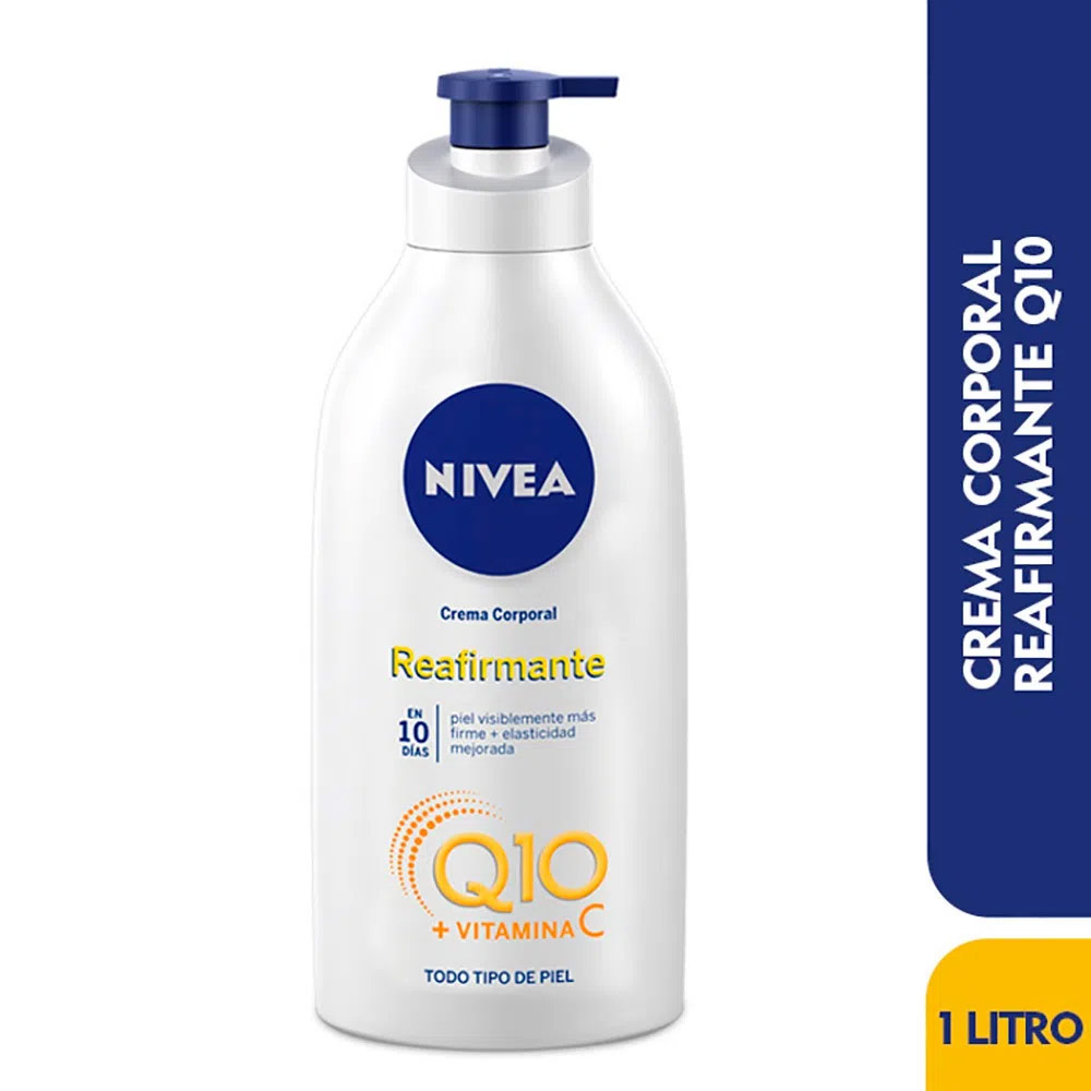 Nivea Crema Reafirmante Q10 + Vitamina C 1000 ml | Cruz Verde