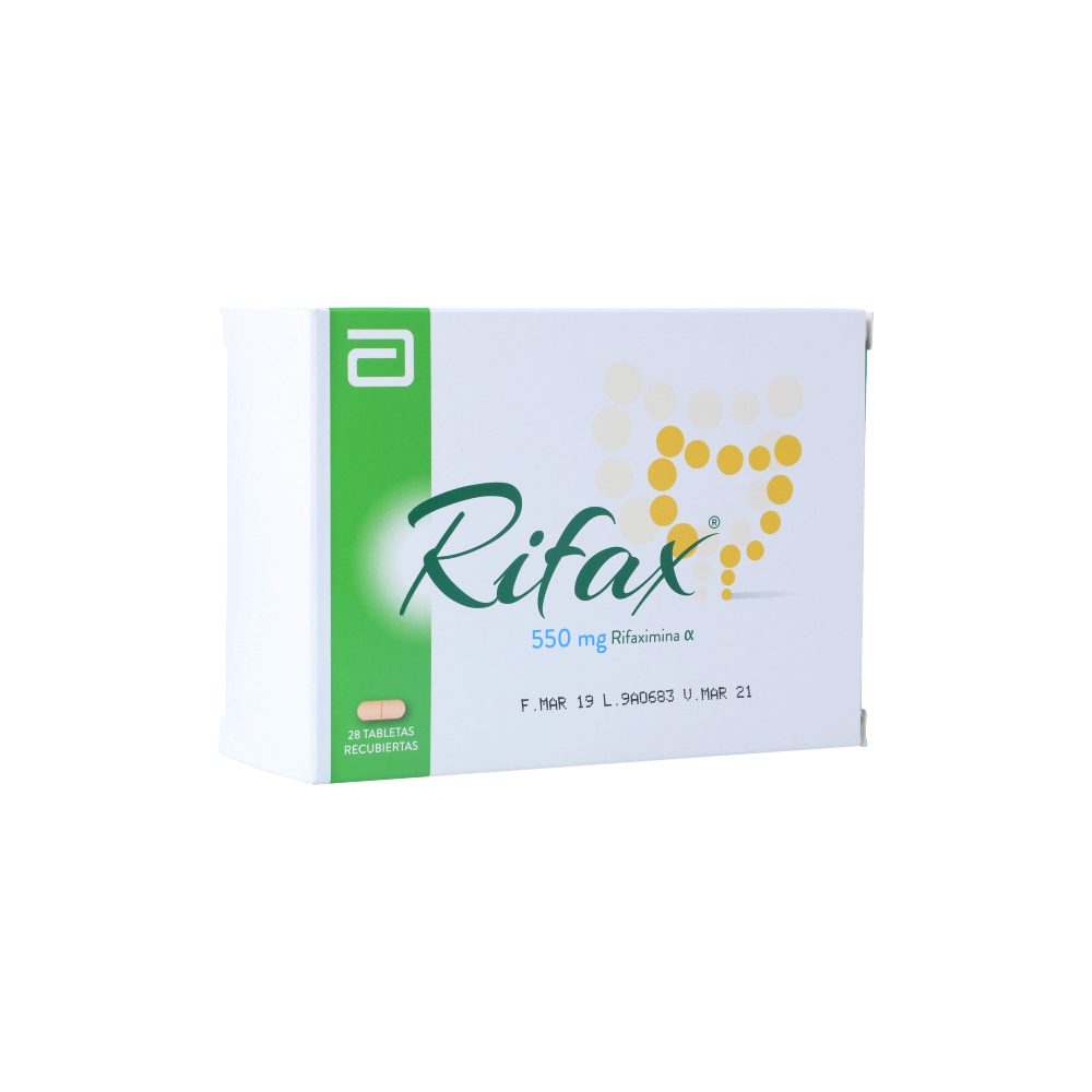 Rifax 550Mg Caja X 28 Tabletas Recubiertas | Los expertos en ahorro ...