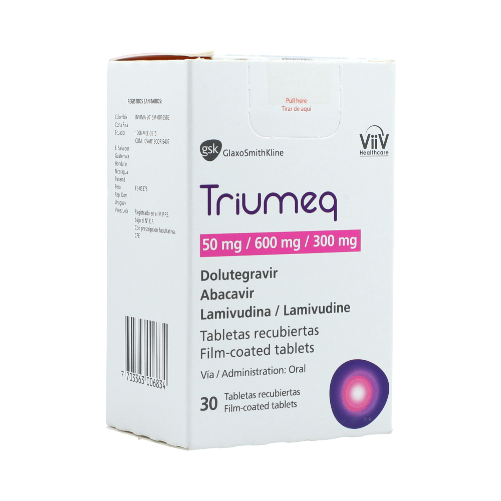 Triumeq (600+50+300)Mg Tableta Recubierta Frasco X 30 | Los expertos en ahorro Cruz Verde Colombia