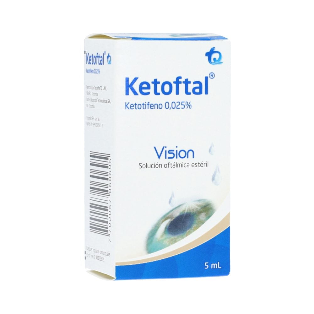 TQ Ketoftal Solución Oftalmica Frasco X 5ml | Cruz Verde