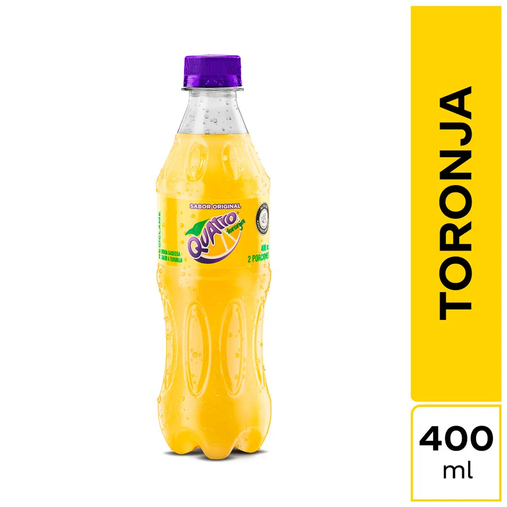 Gaseosa Quatro Frasco X 400ml | Cruz Verde