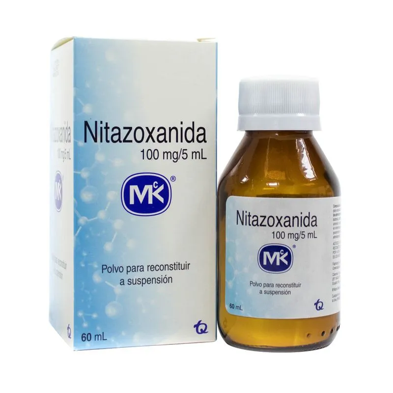 Nitazoxanida 100 mg / 5 ml (2%) Suspensión Oral · 60 ml