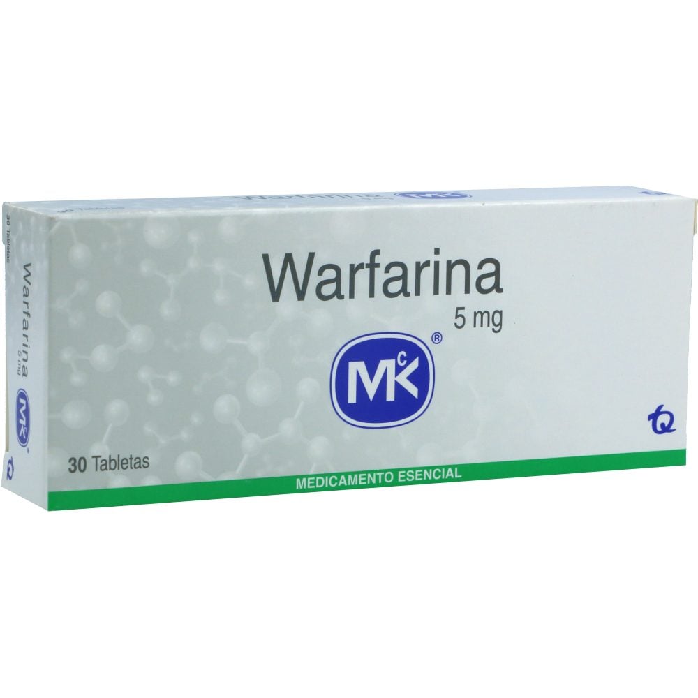 Warfarina 5 mg · 30 Tabletas | Cruz Verde