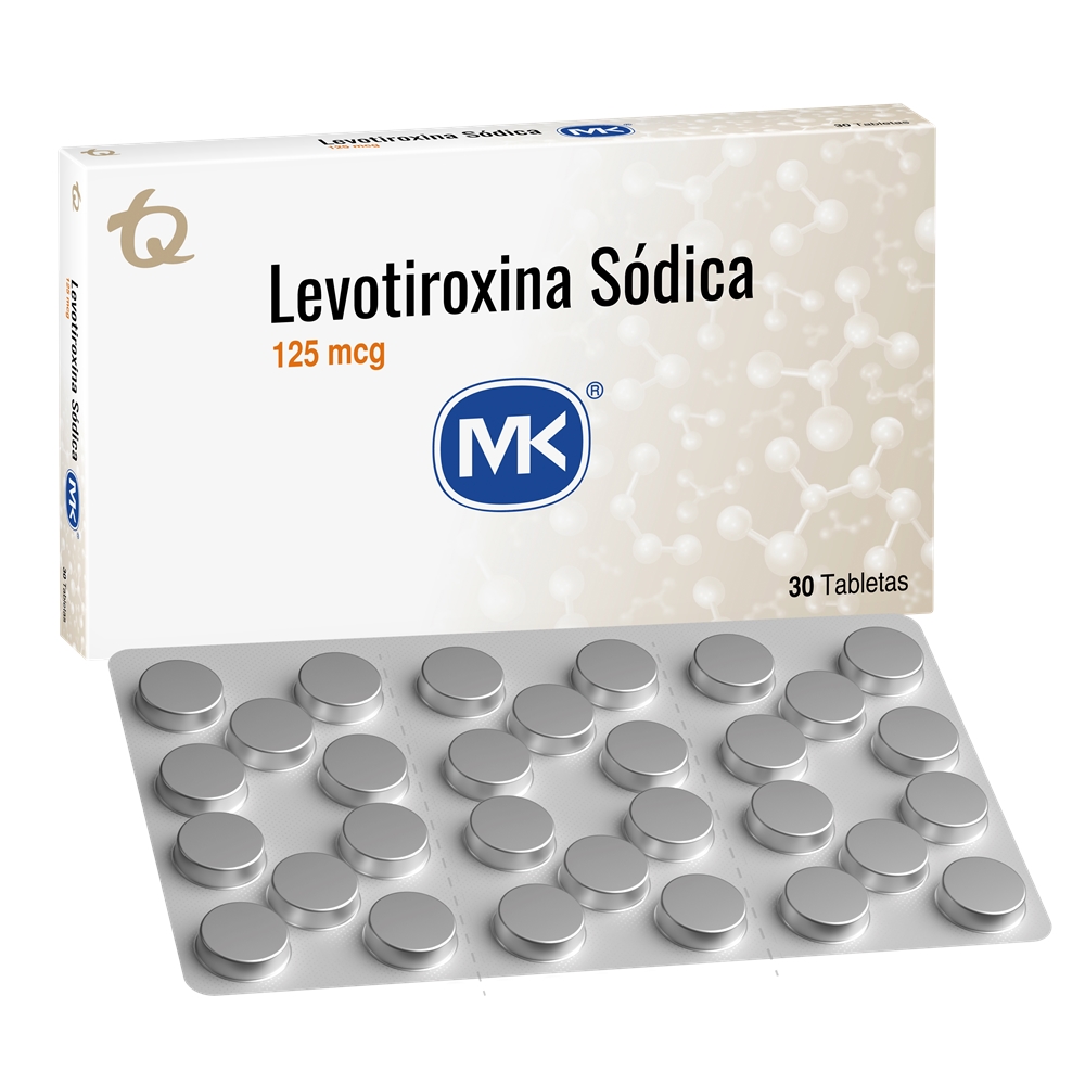 Levotiroxina 125Mcg Tabletas Caja X 30 Mk | Cruz Verde