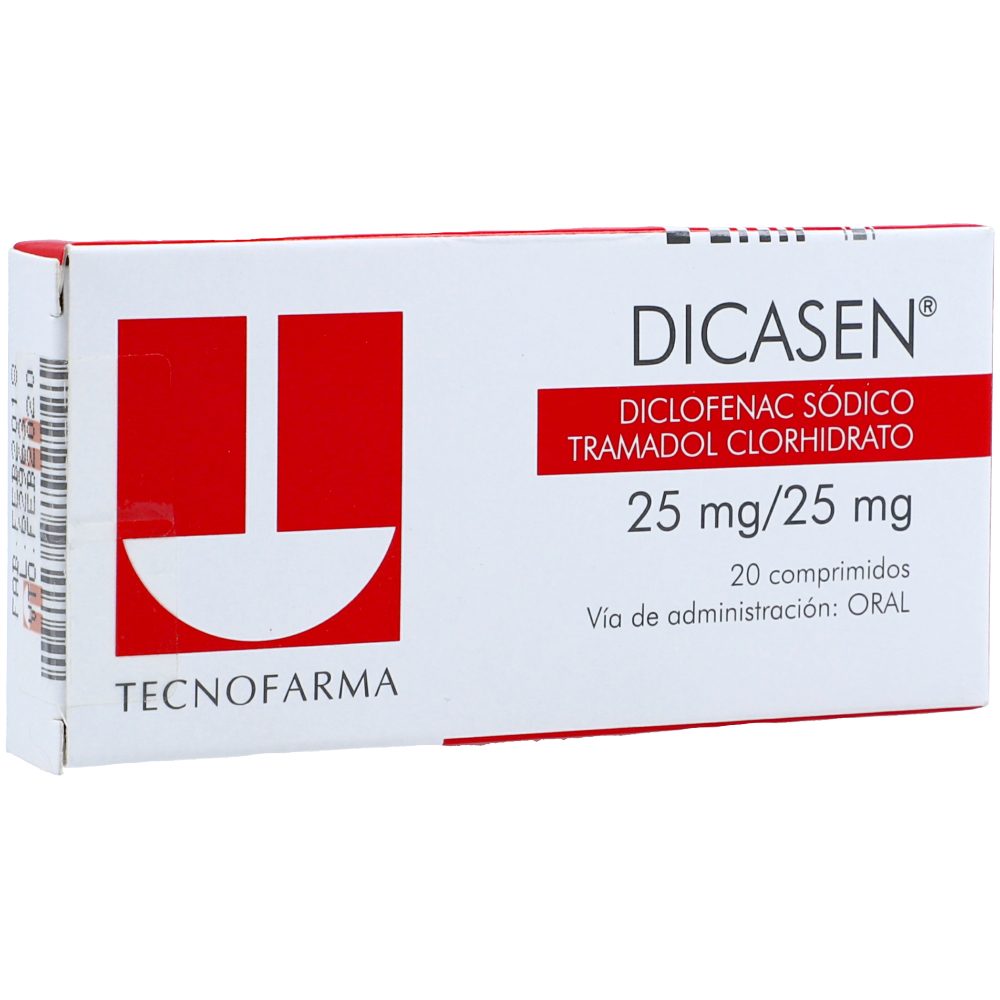 Dicasen (25+25)Mg Caja X 20 Tabletas | Los expertos en ahorro Cruz ...