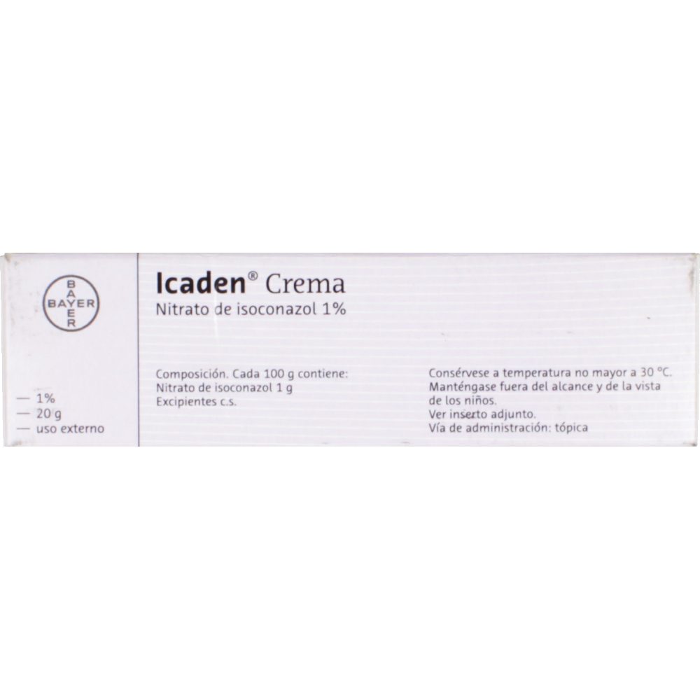 Icaden Crema 1% Uso Externo Tubo X 20 Gr | Los expertos en ahorro Cruz ...