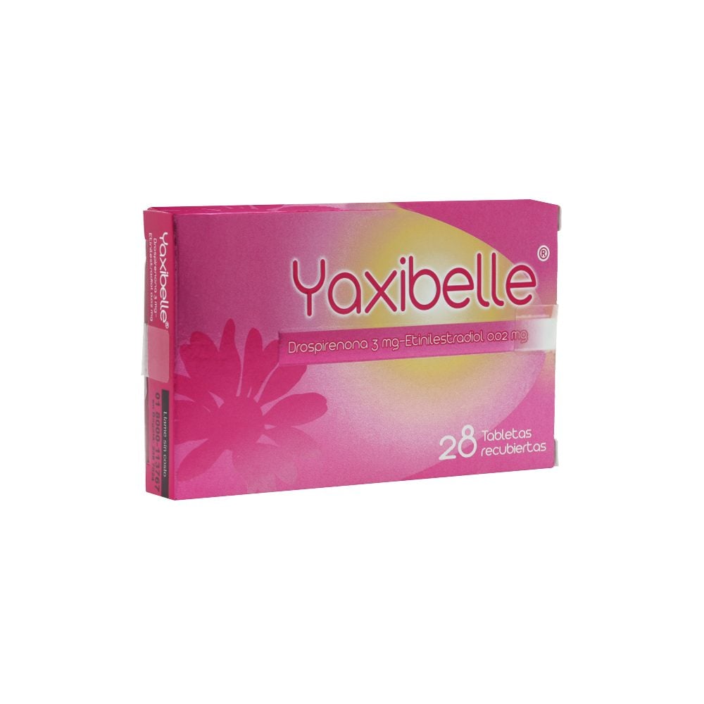 Yaxibelle 3 mg + 0.02 mg - 28 Tabletas | Cruz Verde