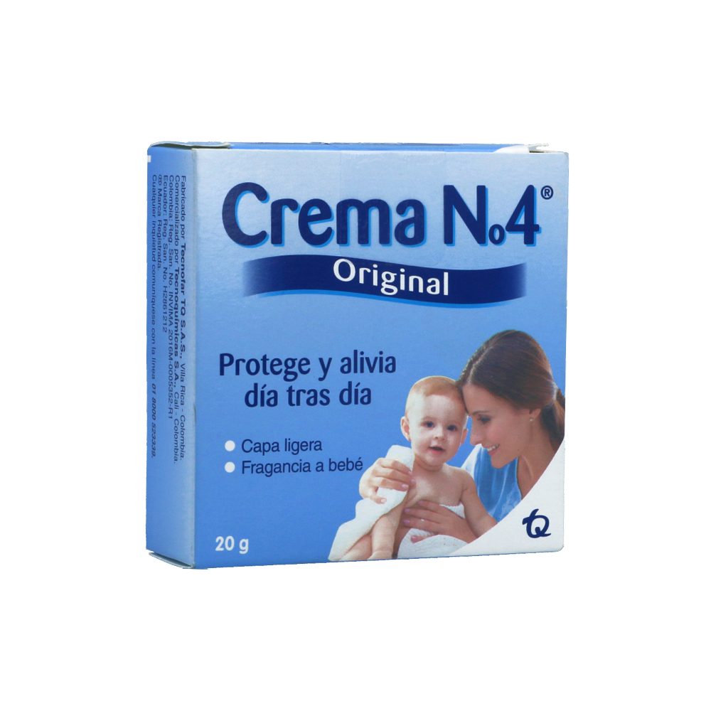 Crema No 4 Original Crema X 20 Gr | Los expertos en ahorro Cruz Verde ...