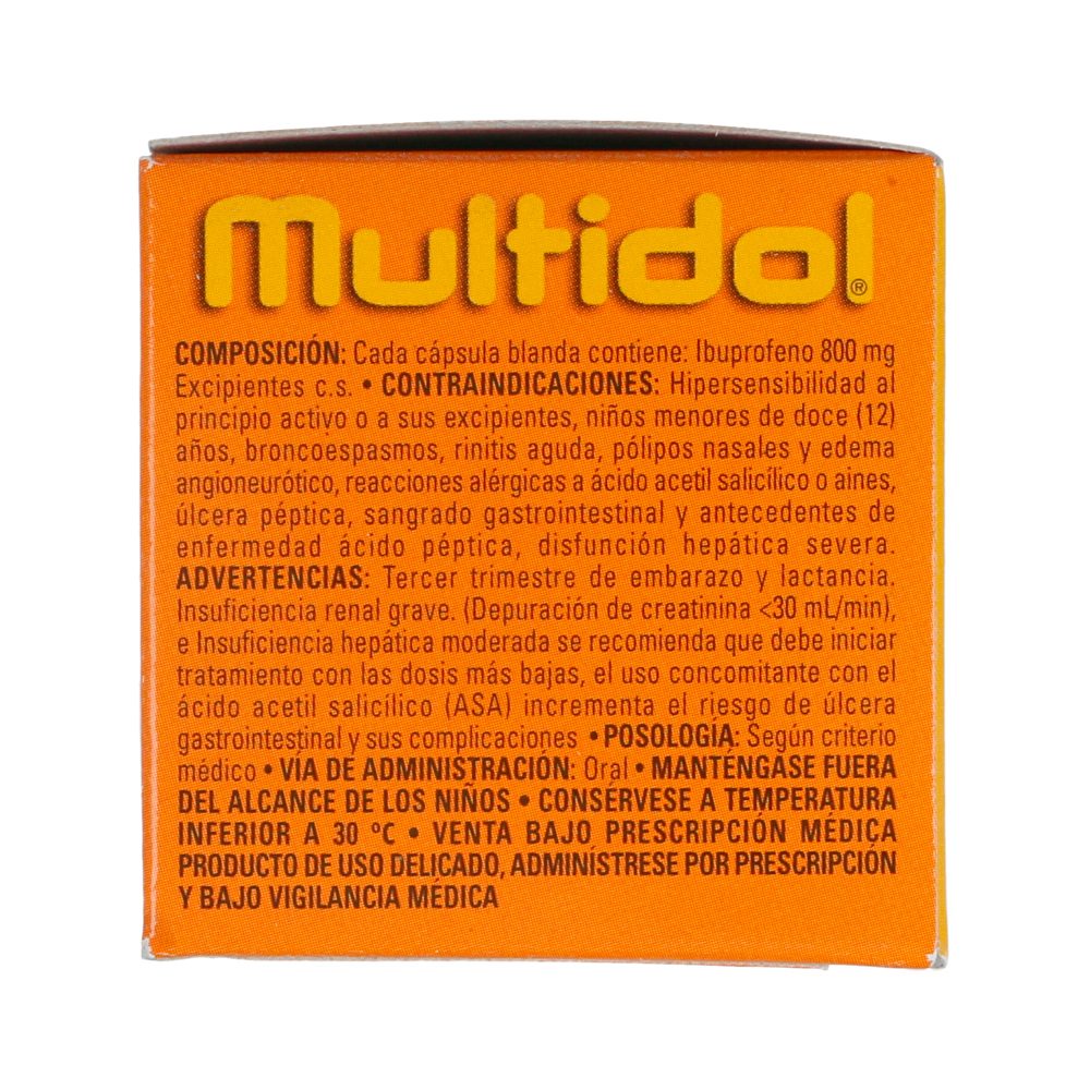 Multidol 800Mg Blister X 3 Cápsulas Blandas | Los expertos en ahorro ...