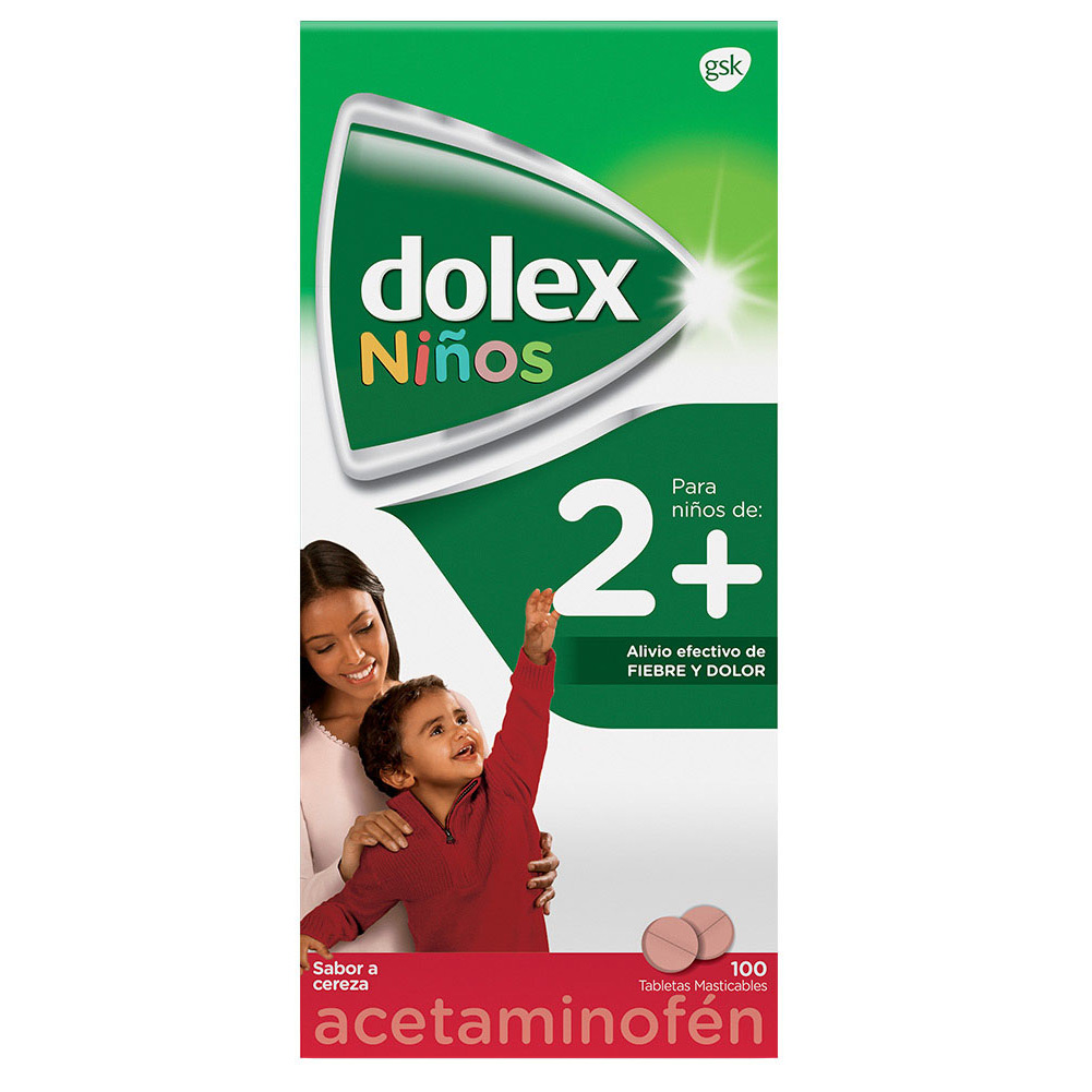 Dolex Pediatrica 100Mg Blister X 10 Tabletas Masticables | Los expertos ...