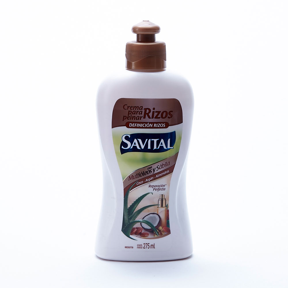 Crema Para Peinar definicion Rizos Multioleos Savital Frasco X 275mL ...