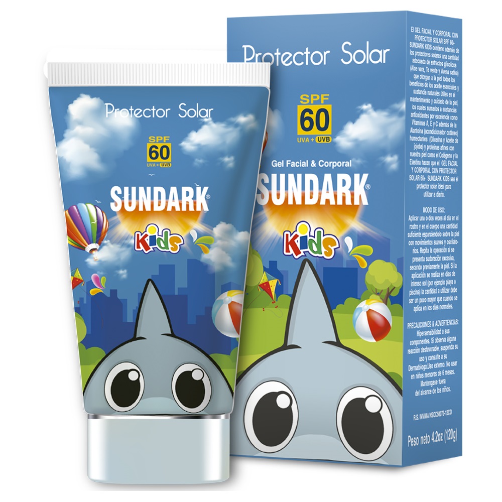 Protector Solar Sundark Kids Frasco X 120 mL Spf60 | Los expertos en ...