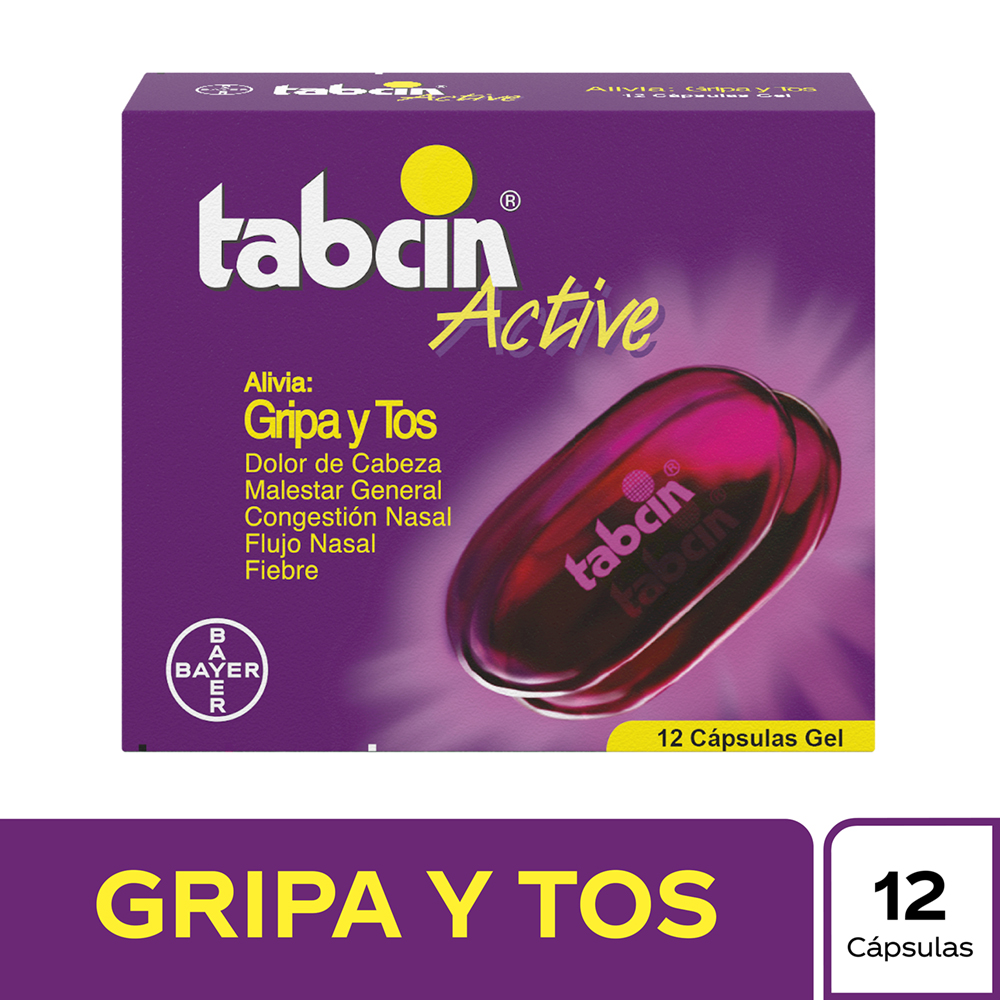Tabcin Active Cápsulas Gel | Cruz Verde