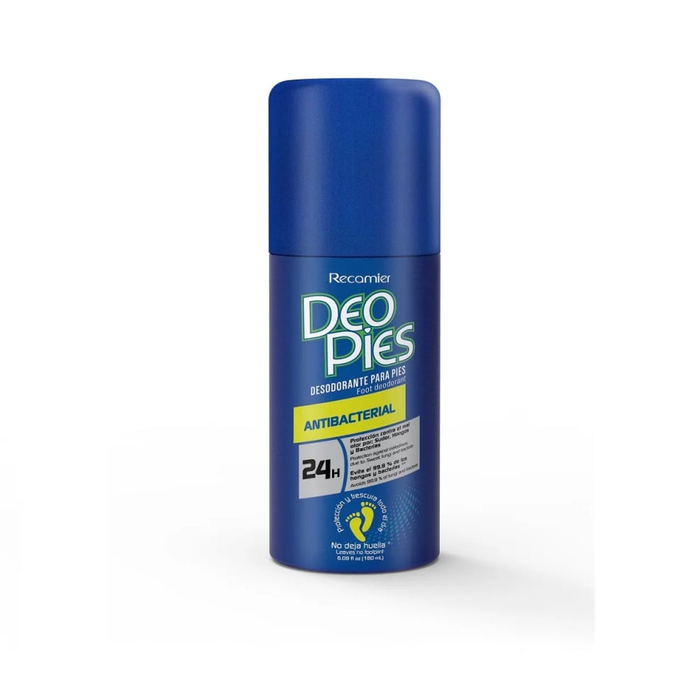 Desodorante Para Pies Antibacterial Deo Pies En Spray Frasco X 180Cc ...