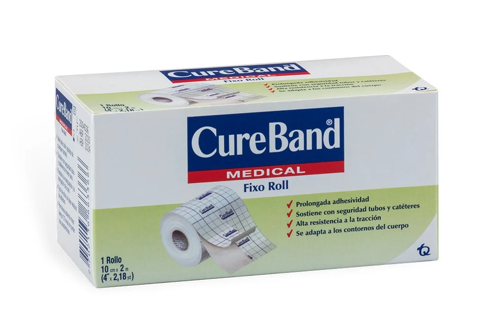 Cinta Adhesiva Quirurgica Caja X 1 Cureband Fixo Roll 10Cm X 2Mt | Cruz ...