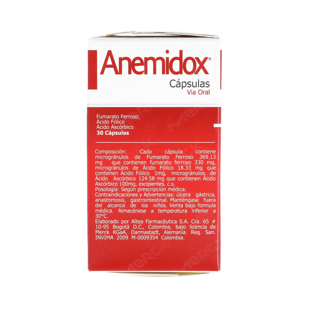 Anemidox (100+1+330)Mg Cápsula Frasco X 30 | Los expertos en ahorro ...