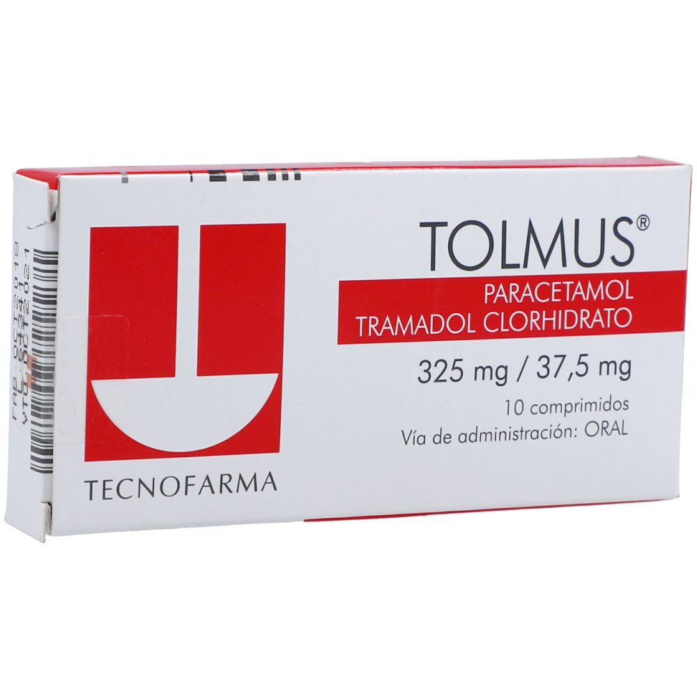 Tolmus (37.5+325)Mg Caja X 10 Tabletas | Los expertos en ahorro Cruz ...