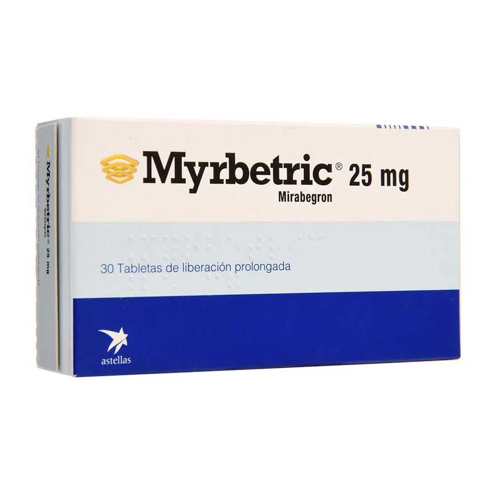 Myrbetric 25Mg Tabletas Liberación Prolongada Caja X 30 | Cruz Verde