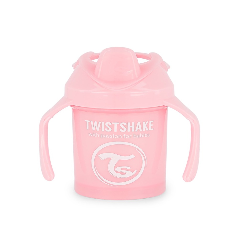 Vaso Antiderrame Twistshake Mini Cup 4+M Frasco X 230Ml Rosado | Cruz Verde