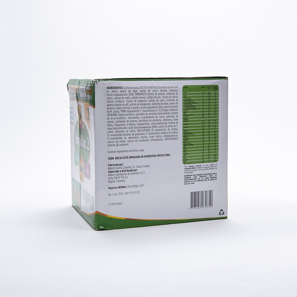 Formula Infantil Prosensitive 2 Similac 6-24 Meses Caja X 5Bolsas X ...