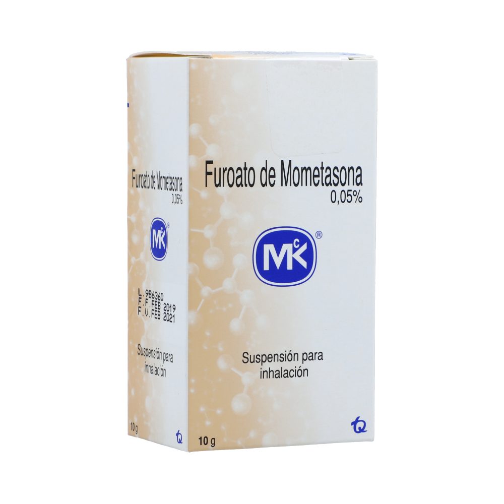 Furoato Mometasona Mk 0.05% Frasco X 10Gr Suspensión Inhalador Nasal ...