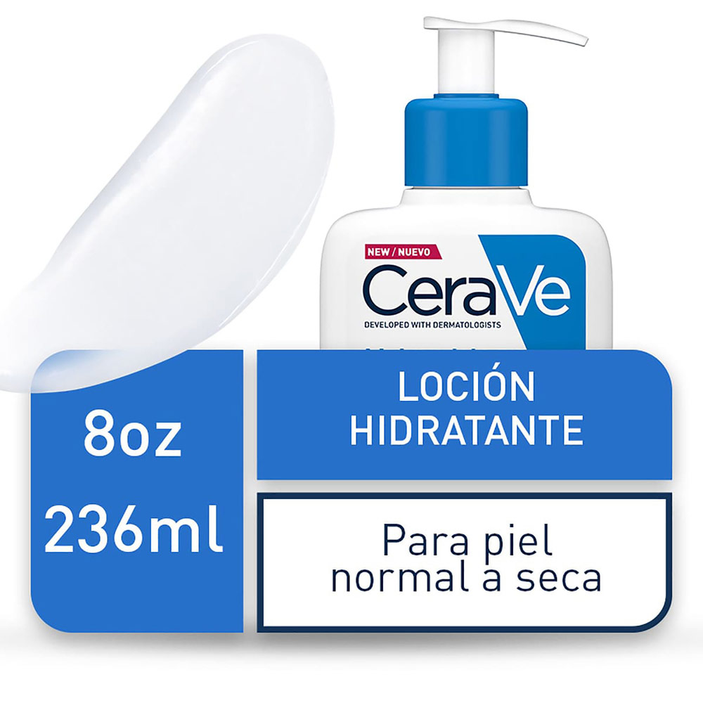 Cerave Moisturising Loción Hidratante Frasco X 236Ml Para Piel Normal A ...
