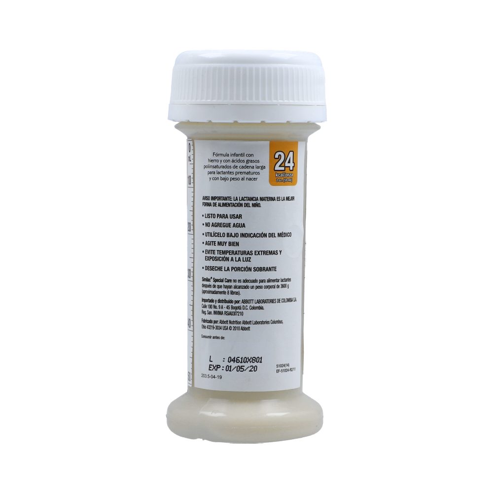 Formula Infantil Prematuro Similac Special Care 24Kcal Frasco | Los ...