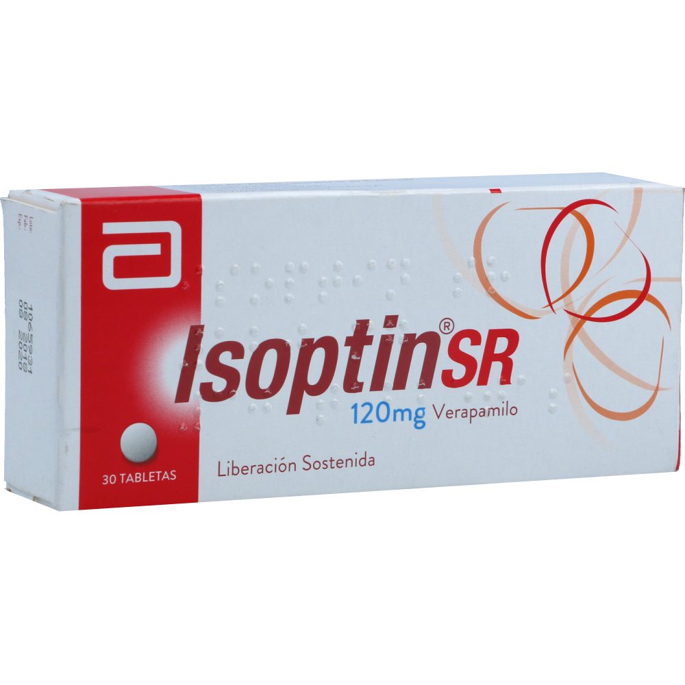Isoptin SR Tabletas Liberación Sostenida 120Mg Caja X 30 | Los expertos ...