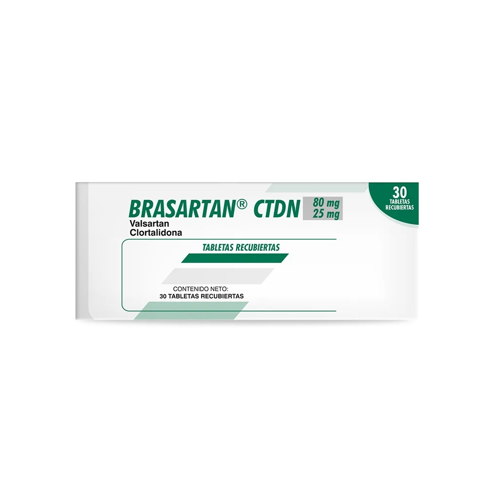 Brasartan Ctdn (25+80)Mg Tableta Recubierta Caja X 30