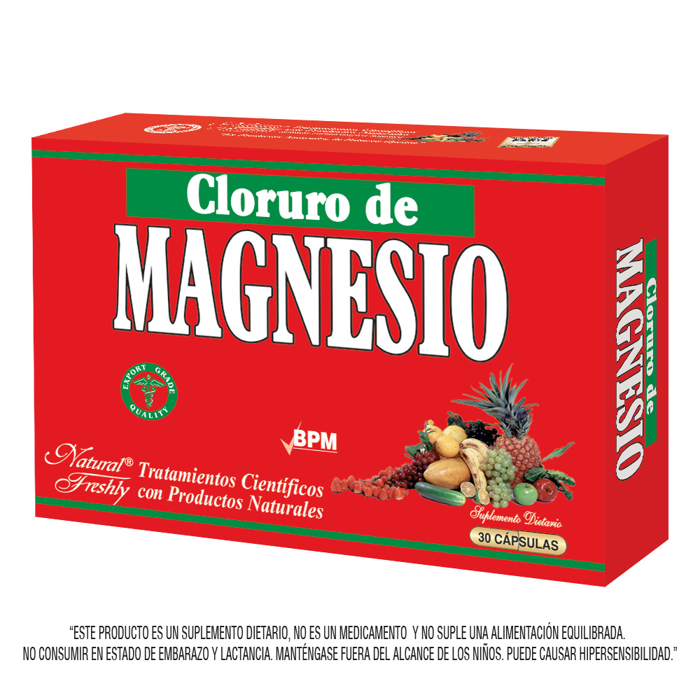 Cloruro De Magnesio Natural Freshly Capsula Caja X 30 | Cruz Verde