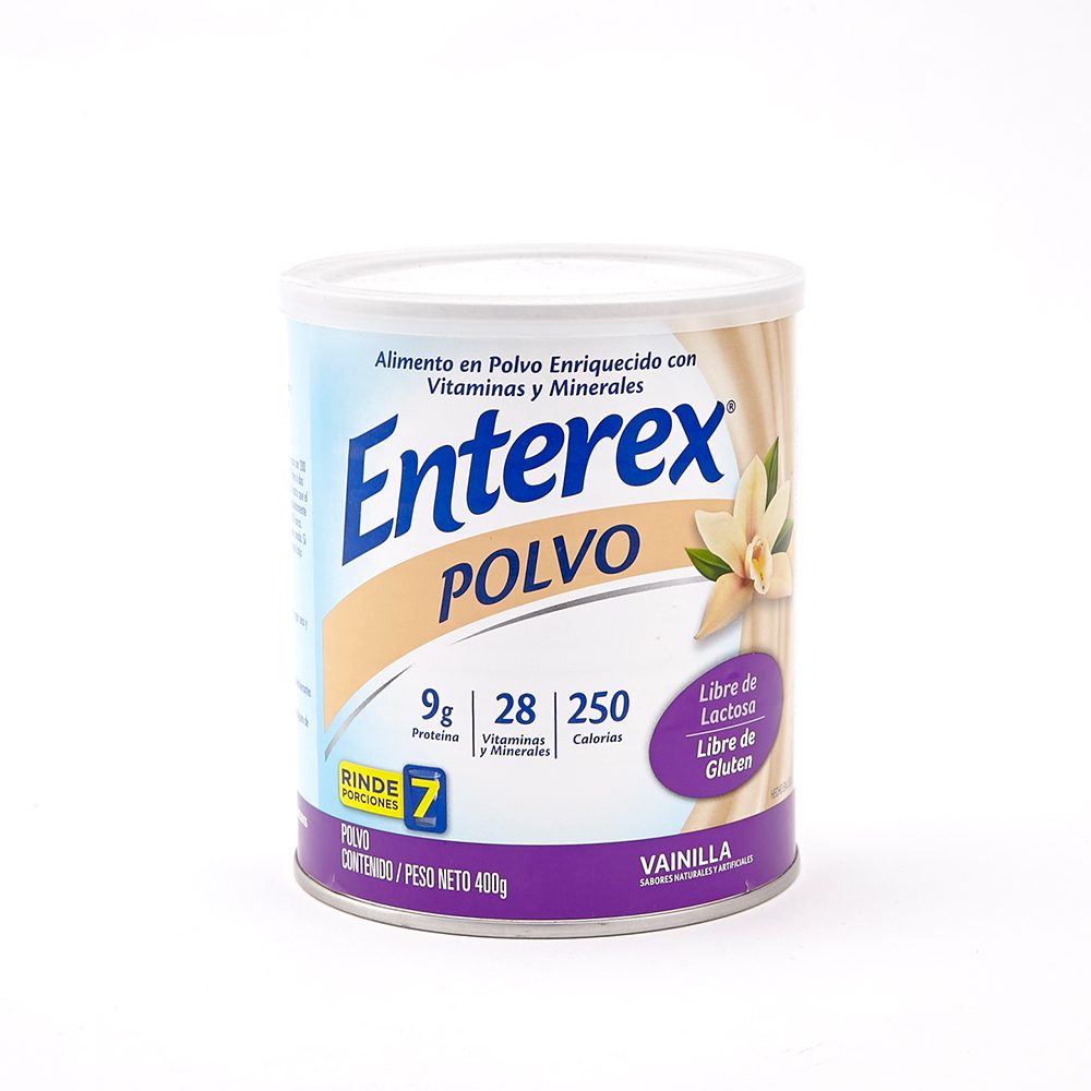 Enterex Powder Polvo Vainilla Tar X 400 g | Los expertos en ahorro Cruz ...