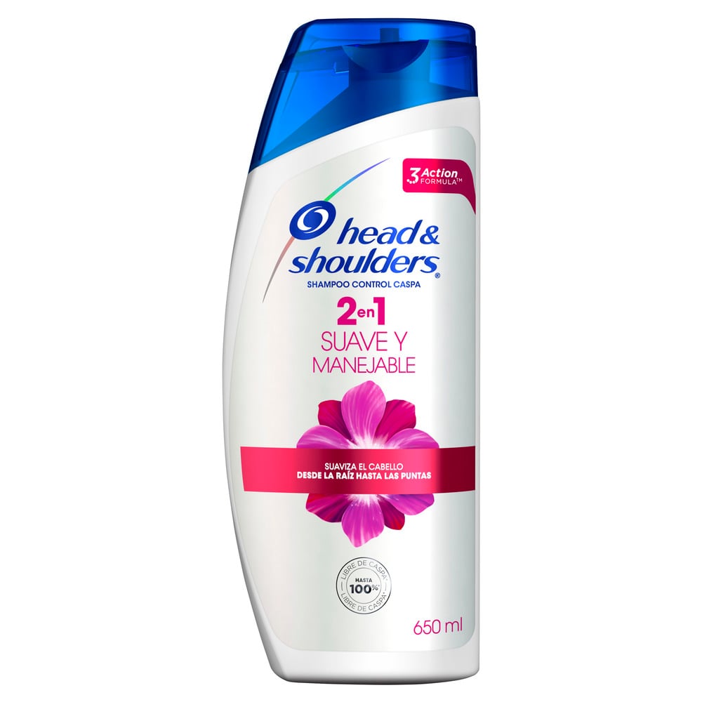 Shampoo Head And Shoulders 2 En 1 Suave Y Manejable Frasco 650Ml | Cruz ...