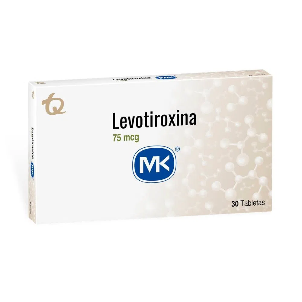 Levotiroxina 75Mcg Tabletas Caja X 30 Tabletas Mk | Cruz Verde