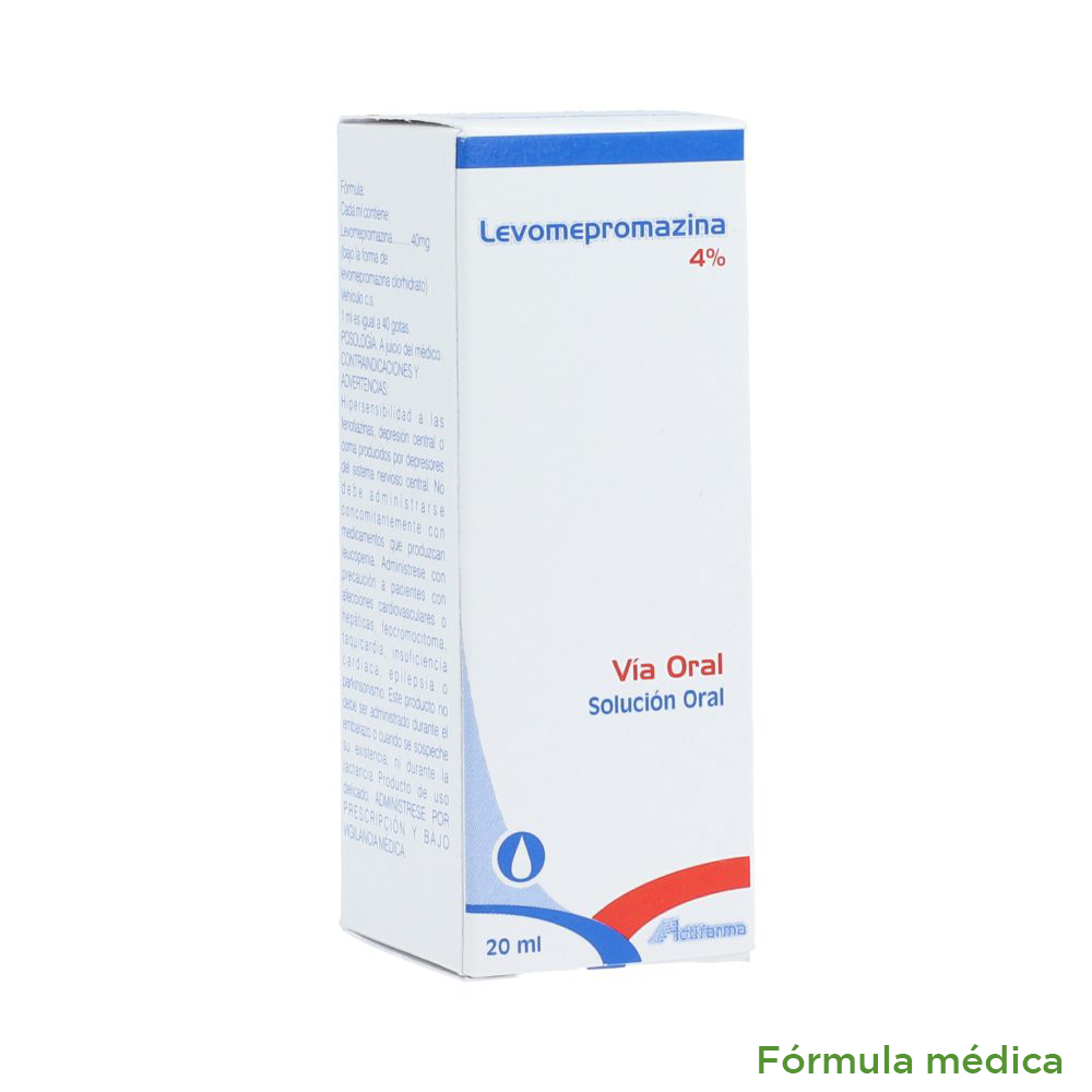 Levomepromazina 40 mg / ml Solución Oral · 20 ml