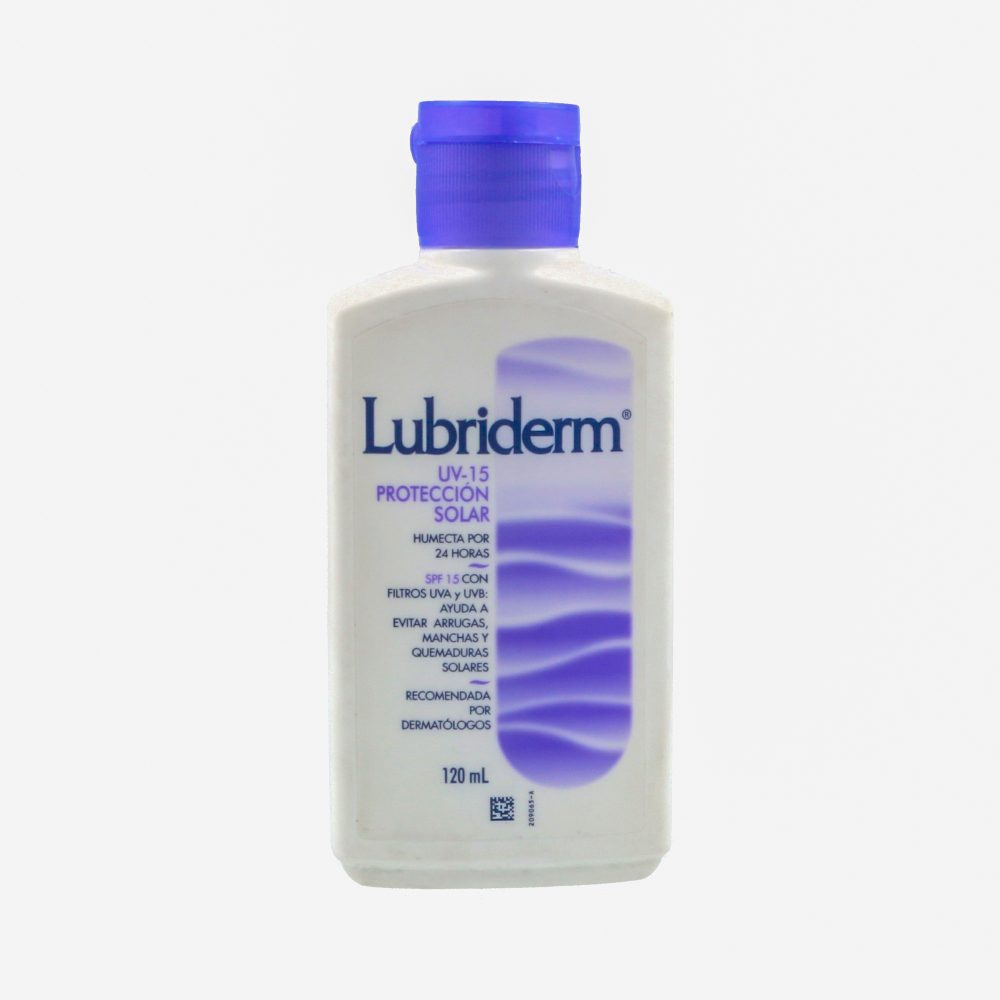 Crema Con Protector Solar Uv Sfp 15 Lubriderm Frasco X 120Ml | Los ...