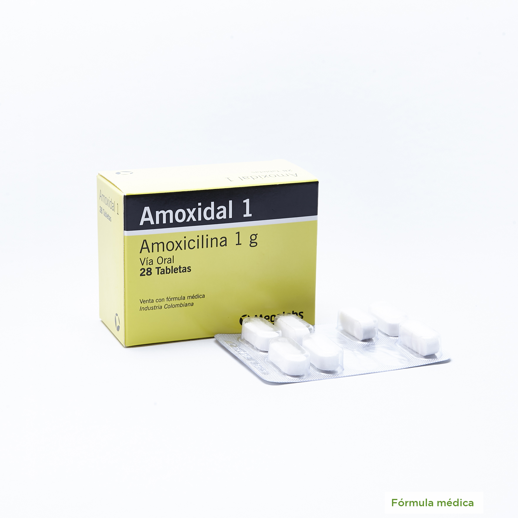 Amoxidal Tabletas 1000Mg Caja X 28 | Cruz Verde