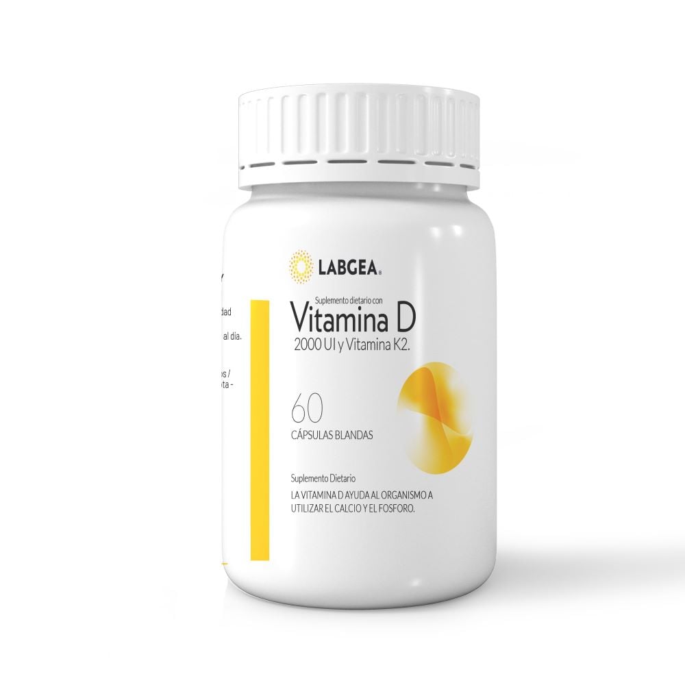 Suplemento Dietario Con Vitamina D 2000 Ui Y Vitamina K2 Capsulas ...