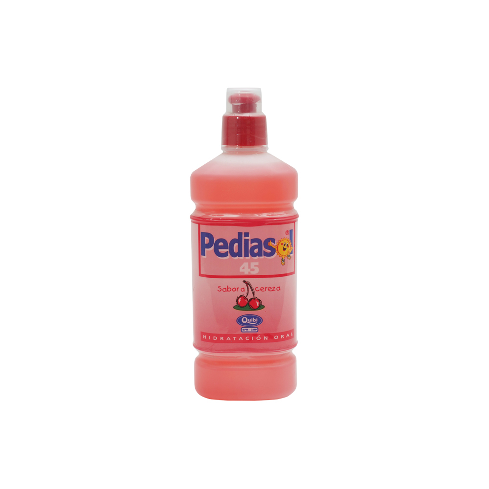 Pediasol 45 Sabor A Cereza Solución Oral Frasco X 500Ml
