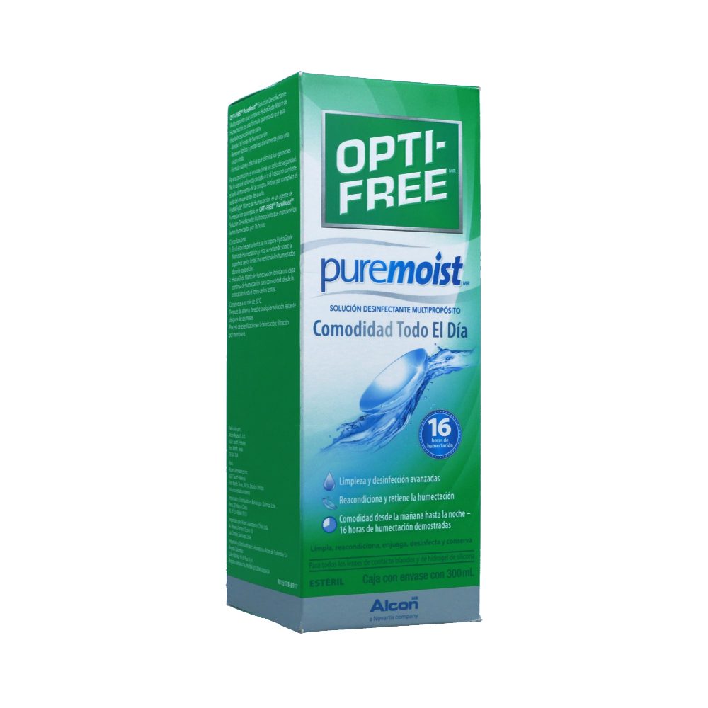 Opti-Free Pure Moist Alcon Frasco X 300mL | Los expertos en ahorro Cruz ...