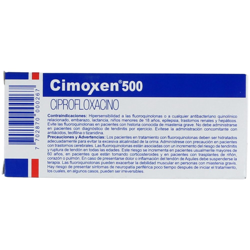 Cimoxen 500Mg Caja X 6 Tabletas | Los expertos en ahorro Cruz Verde ...