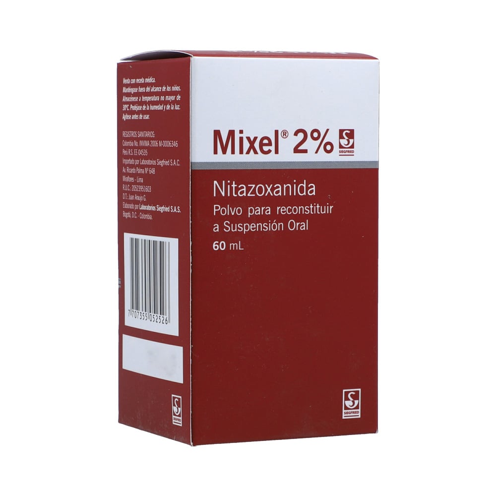 Mixel Polvo 100 mg/5mL ( 2%) Polvo Suspensión Oral Frasco X 60mL ...