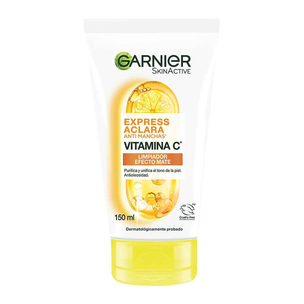 Limpiador Facial Garnier Skin Active Express Aclara Tubo X 150Ml Tono ...